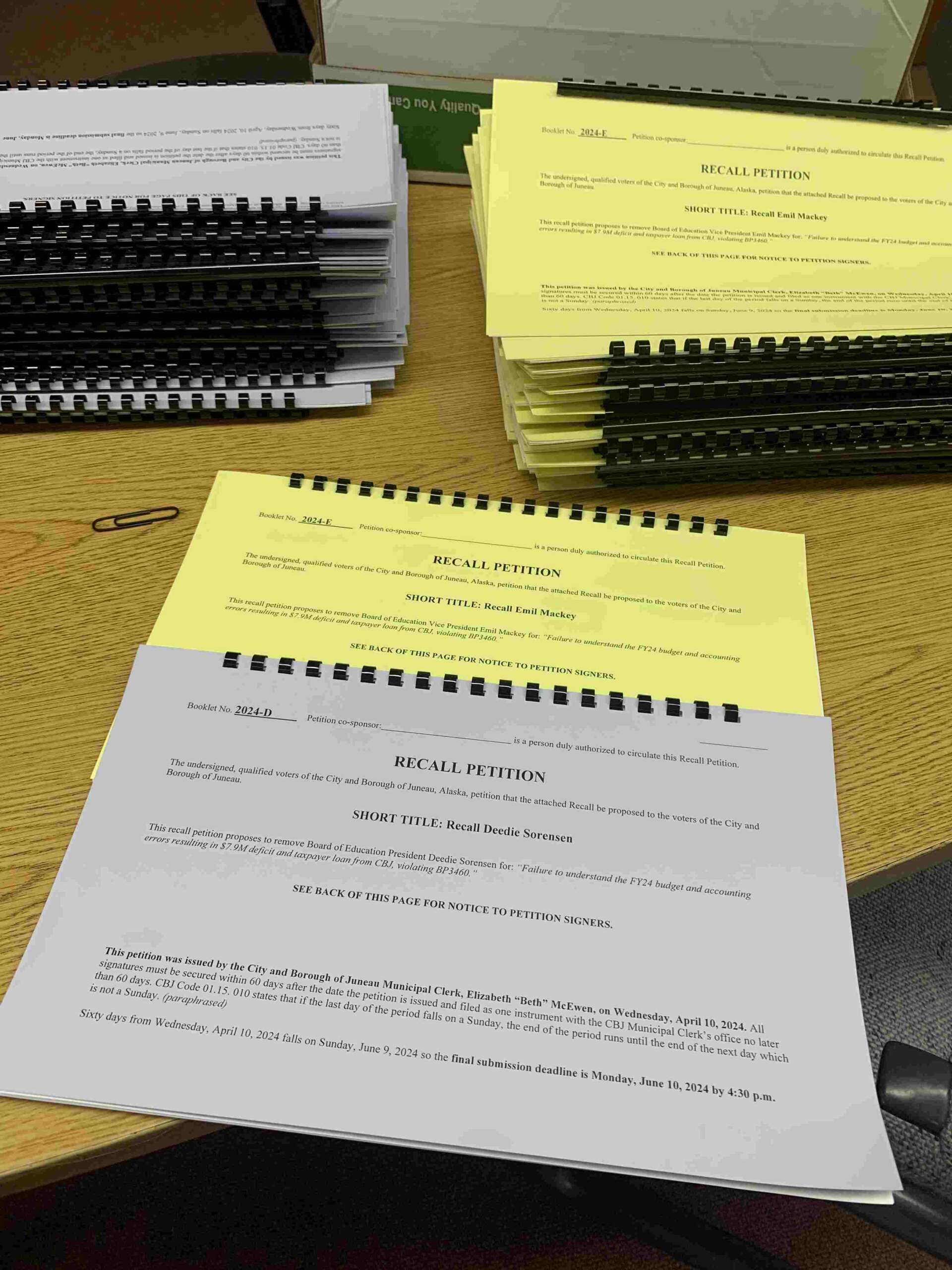 Election Officials Approve Recall Petition Applications for School ...